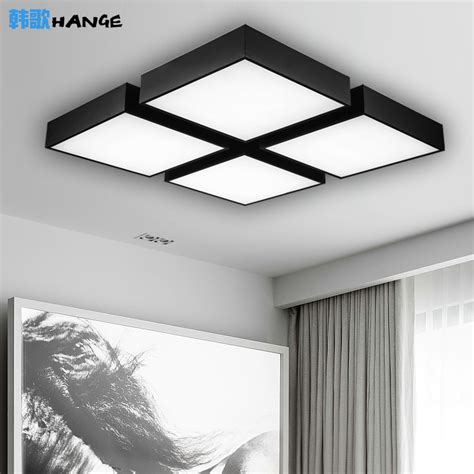 大气方型led吸顶灯简约办公室灯组合吸顶灯工作室会议室定制灯具虎窝淘