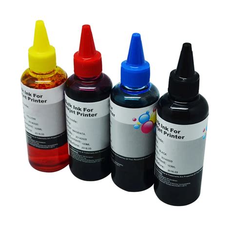 Printer Ink Ciss Refill Cartridge Dye Ink For Canon Inkjet Printer Ml X Bottle In Ink