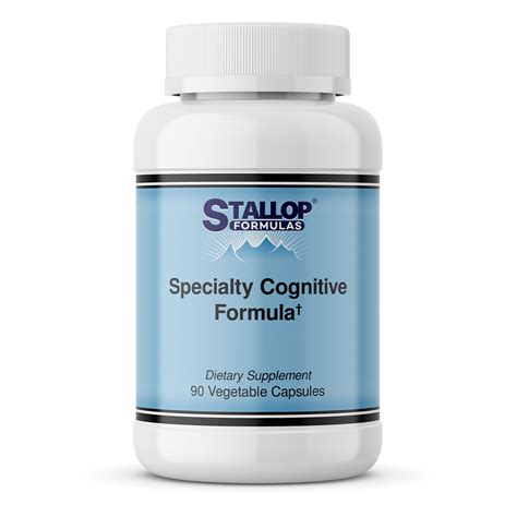 Specialty Cognitive Formula Capsules For Memory Support † Stallop