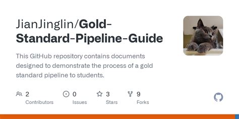 Issues Jianjinglin Gold Standard Pipeline Guide Github
