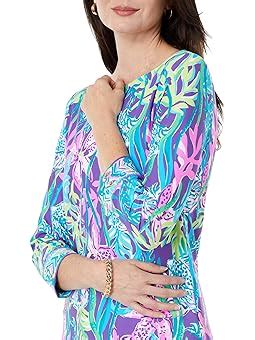 Lilly Pulitzer Stacey Top Multi Casa Banana FREE SHIPPING Zappos