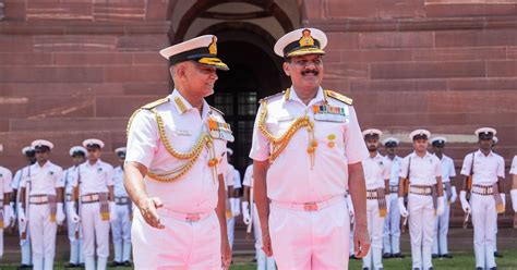 Admiral Dinesh Kumar Tripathi Takes Charge As New Indian Navy Chief