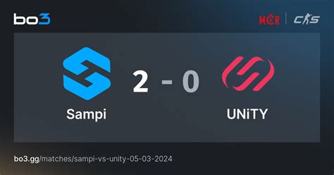 Sampi Vs Unity Cs2 Match At Tipsport Cup Online Stage Winter 2024