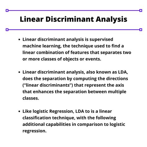 linear discriminant analysis pdf
