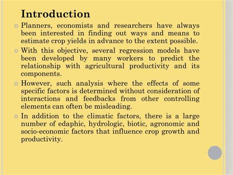 Ppt Crop Growth Simulation Models Powerpoint Presentation Id4549784