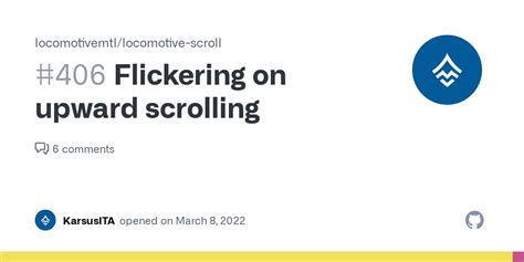 Flickering On Upward Scrolling · Issue 406 · Locomotivemtl Locomotive
