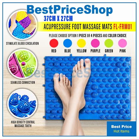 Bps 1pc Foot Massage Mat Reflexology Mat Foot Massage Pad Healthy
