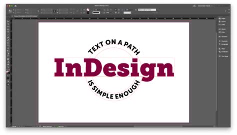 How To Curve Or Arch Text In Adobe InDesign 3 Steps