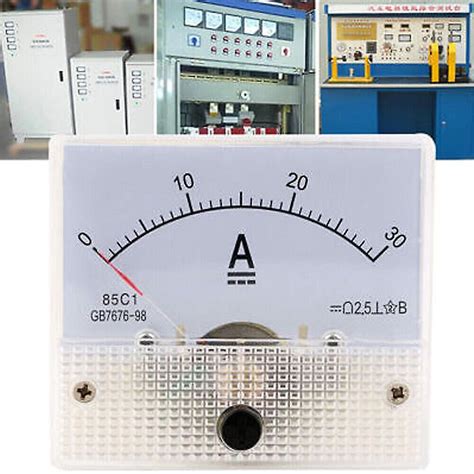Amp 30a Current Circuit Meter D8 Dc Need Shunt 0 30a Analog Ammeter