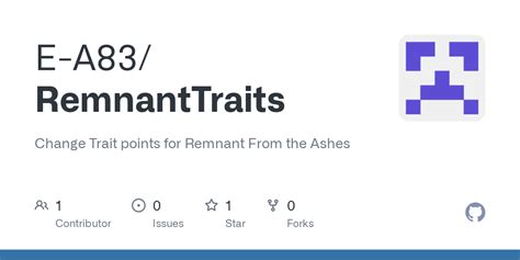 GitHub E A83 RemnantTraits Change Trait Points For Remnant From The