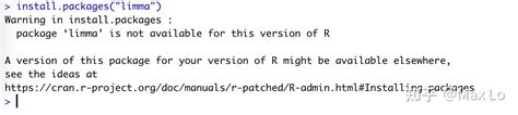 R包安装报错：loading Required Package Limma 知乎