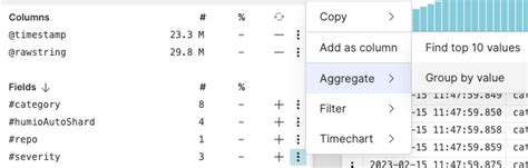 Selecting And Filtering Fields Data Analysis 11780 11870 Logscale