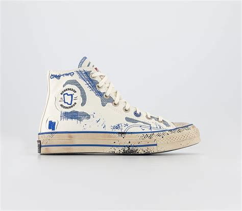 ADER ERROR X Converse Chuck 70 High White Imperial Blue A05351C More