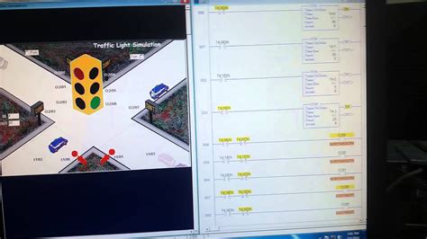 My First Plc Simulation Traffic Light Programme Youtube