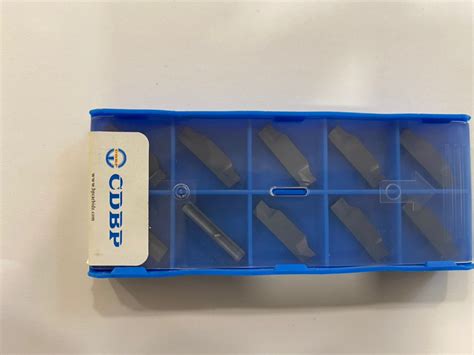 Cdbp Carbide Tdt 4 Grooving Insert For Cnc Machine Material Grade Ss