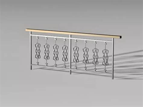 Building Deck Railings Free 3d Model 3ds Dwg Max Vray