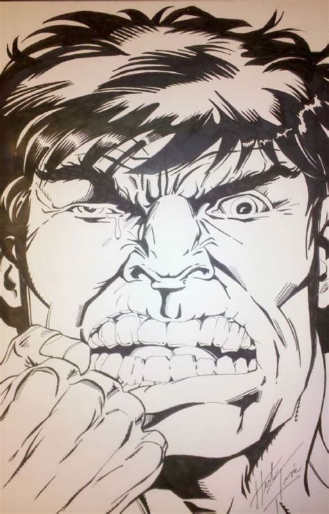 Bob Larkin Hulk Homage By Herb Trimpe In Dave Ws 4homage Gallery To