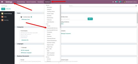 Odoo Sh Office 365 And Odoo Online Prerequisites Configure Testing
