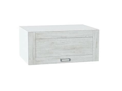 Шкаф верхний горизонтальный глубокий Лофт Nordic Oak Белый 358 800 576
