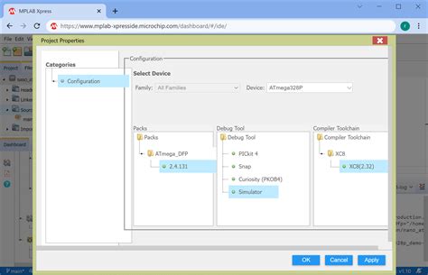 การใชงานซอฟตแวร MPLAB Xpress Cloud based IDE สำหรบ AVR ในเบองตน