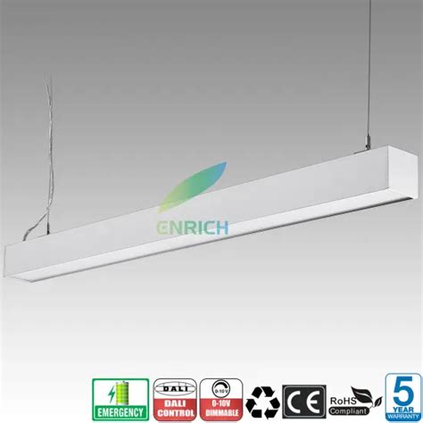 Modern 75mm Linear LED Pendant Light Dimmable Creative Prismatic Diffuser Indoor LED Linear