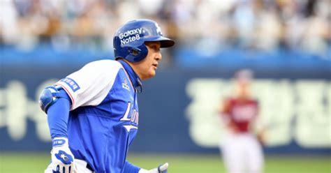 Ss포토 삼성 이승엽 홈런으로 은퇴 경기 시작