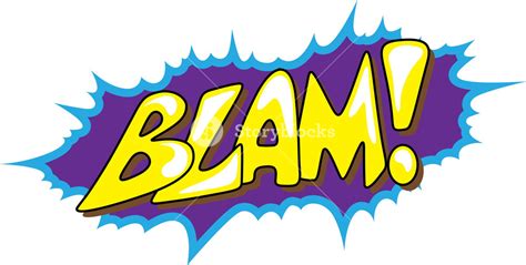 Blam Comic Expression Vector Text Royalty Free Stock Image Storyblocks
