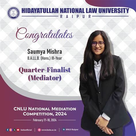 Hidayatullah National Law University Raipur On Linkedin