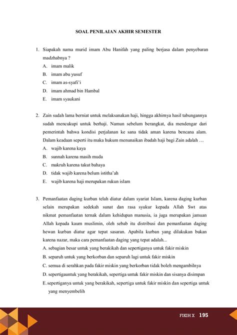 FIKIH MA KELAS X KSKK CompressPdf MA Muhammadiyah Pekuncen Halaman PDF Online