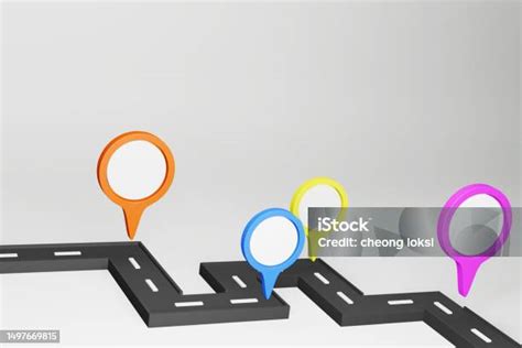 지도 및 위치 핀 또는 Gps 네비게이션 아이콘 기호에 로케이터 표시 3d 귀여운 만화 스타일의 검색 개념의 현실적인 창의적