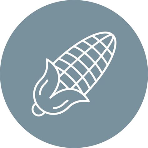 옥수수 아이콘 프리미엄 벡터