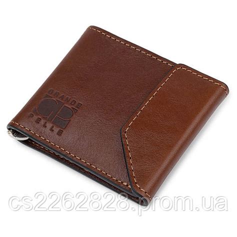 Купить Мужской вместительный зажим для денег GRANDE PELLE 11522 ...