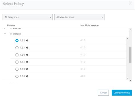 Ip Whitelist Mulesoft Api Manager Ootb Policy Configuration