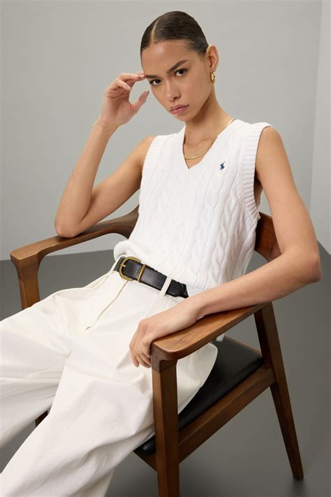 Cable Knit Sweater Vest By Polo Ralph Lauren Rent The Runway