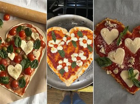 ایده‌های جذاب برای تزیین مدل پیتزا قلبی ساده و خوشمزه با مواد رنگی و خوشگل