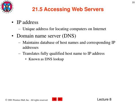 Ppt Chapter 21 Web Servers Iis Pws And Apache Powerpoint