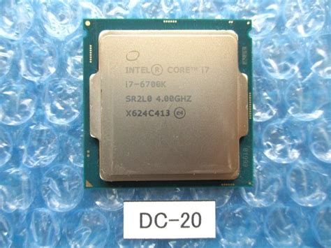 Yahooオークション Intel Core I7 6700k Sr2l0 400ghz 【dc 20】