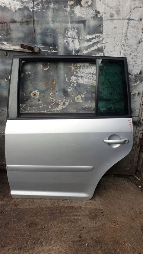 VW TOURAN I DRZWI LEWY TYŁ TYLNE KOMPLETNE oficjalne archiwum Allegro