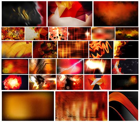 Vibrant Black Red And Orange Designs A Creative Collection