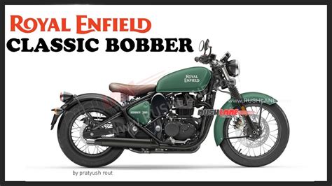 Royal Enfield 350cc Bobber Based On Classic Render Youtube