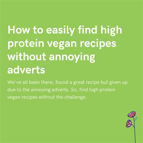 High Protein Recipes No Annoying Adverts