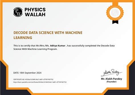 Aditya Kumar On Linkedin Datascience Machinelearning Pwskills