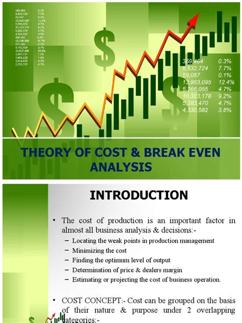 Pdf Theory Of Cost And Break Even Analysis Dokumen Tips