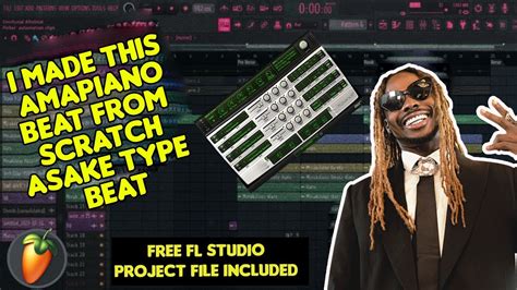 How To Make An Amapiano Beat In Fl Studio Free Flp Included Youtube