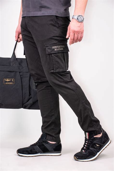 Брюки-карго AERONAUTICA MILITARE SS 24 m/AL jet black (PA 1329), купить ...