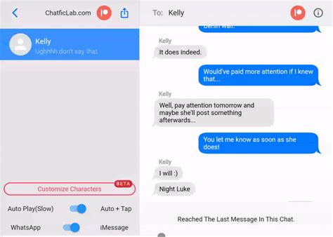New Feature Character Customization R NSFWchatfics