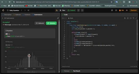 Day 313 Of Leetcode Challenge Count Subarrays Vivek Kumar Posted On