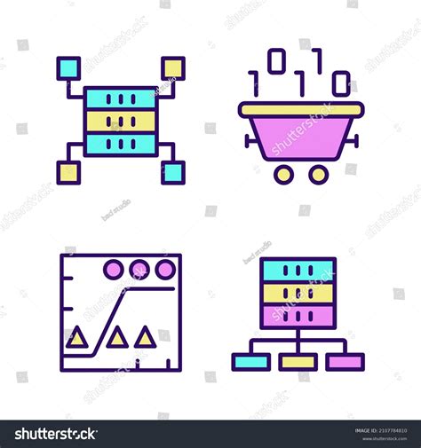 Dataset Processing Rgb Color Pixel Perfect Stock Vector Royalty Free 2107784810 Shutterstock