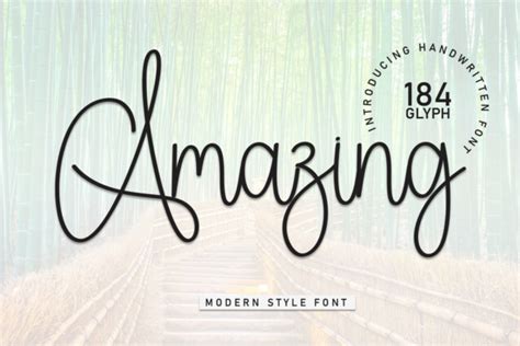 Amazing Script Typeface Download Free Font
