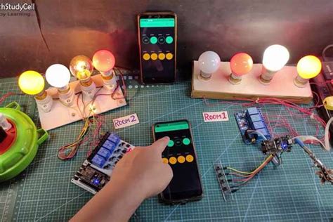 Smart Home With Multiple NodeMCU ESP8266 Network With Blynk